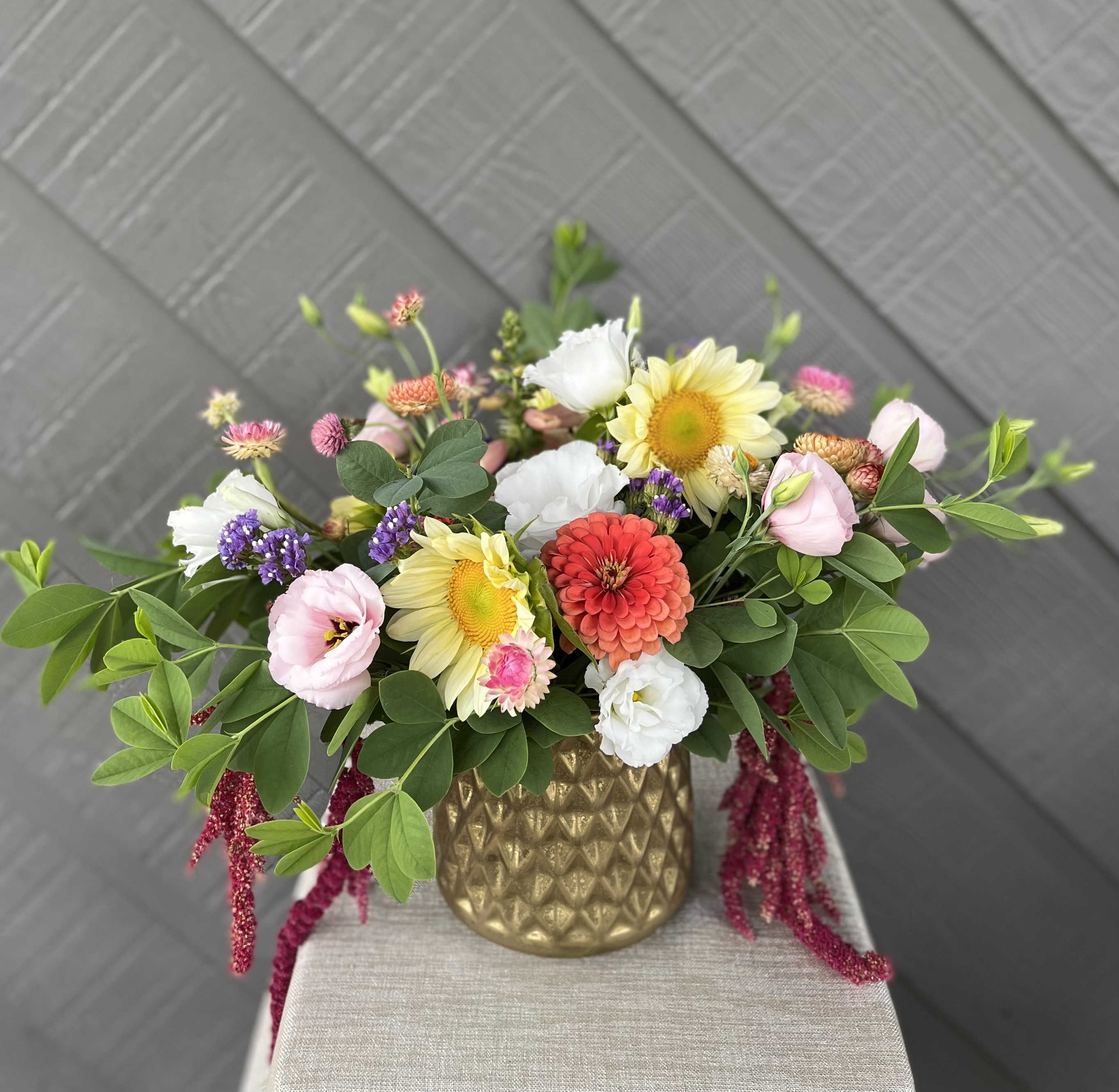 A beautiful arrangement of flowers